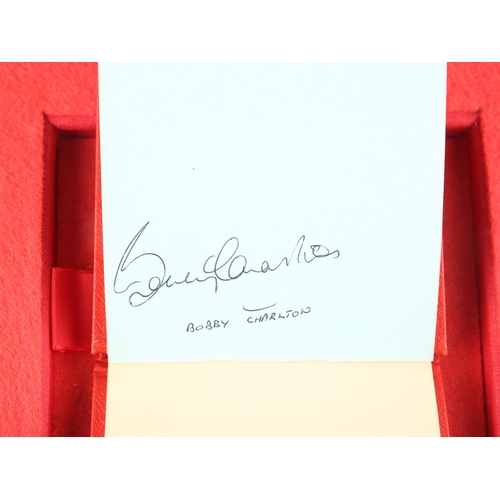 Football, Manchester United autograph album. A collection of 40 ...