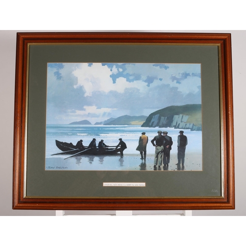 JOHN SKELTON a coloured print Landfall, Slea Head, Co. Kerry 40cm (h) x ...