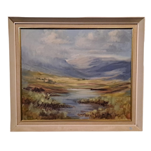 LADY WILLIAM BAGWELL Slieve Na Mon Mountains Co. Tipperary Watercolour ...