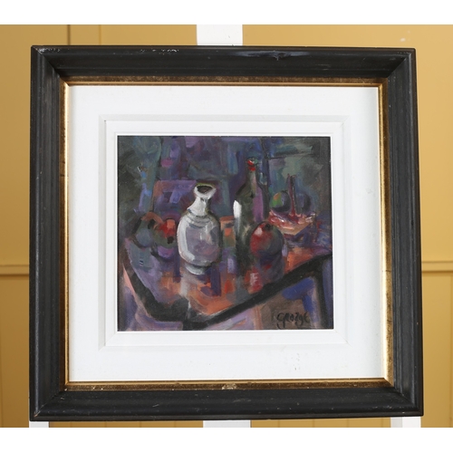 GEORGE DUNNE Still Life with Apples Oil on board Signed lower right ...