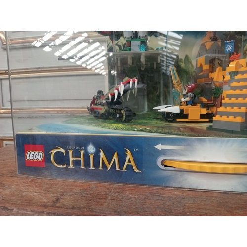 A RARE LEGO STORE DISPLAY SET Legends of Chima 38cm (h) x 59cm (w) x ...