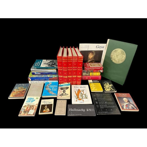 A COLLECTION OF BOOKS to include five volumes Discovering Antiques by ...