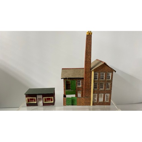 Quantity of HO Trackside Buildings and items including Fire Station ...