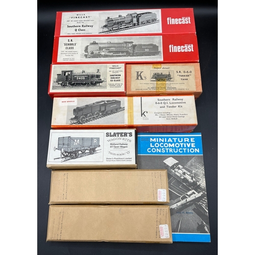 Five OO gauge un-made and as factory packed metal kits from Wills ...