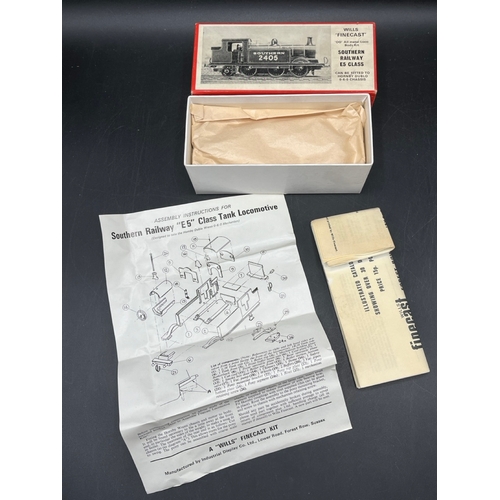 Five OO gauge un-made and as factory packed metal kits from Wills ...