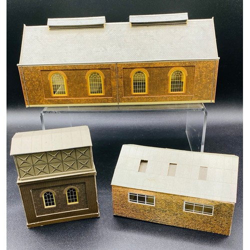 Card Model Railway buildings, Shops, Pub, Church.... 3600g (32) Please ...