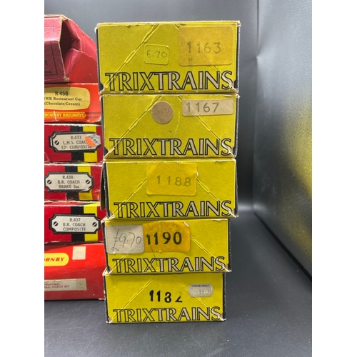 31 Empty Model Railway boxes, Locomotives and Coaches, few Wagons as ...