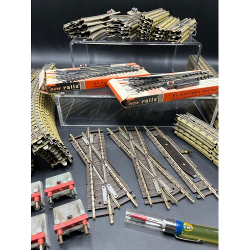 4kg of 3-Rail Dublo track in Good condition with two boxes of Playcraft ...