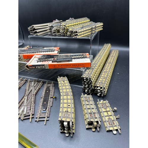 4kg of 3-Rail Dublo track in Good condition with two boxes of Playcraft ...