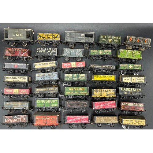 36 OO gauge Peco and metal kit-built Private Owner wagons (2000g ...