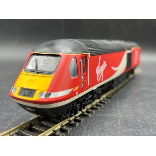 Hornby R3390TTS Virgin Class 43 HST Pack, with four Virgin Mk3 coaches and Virgin East Coach Mk4 coa
