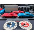 Vintage 60's Revell California Slot Racing set with three cars and H&M ...