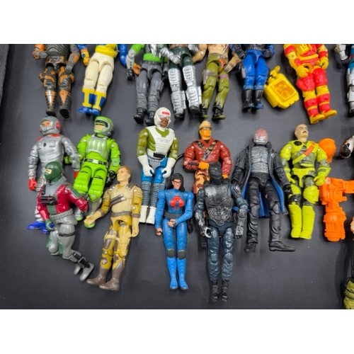 Mixed lot of GI Joe and Action Force Figures 1980s/90s. Some with ...