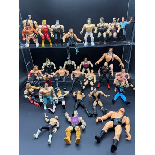Collection of 1990s Wrestling Action Figures. (3000g). (30)