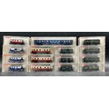 15 N gauge Fleischmann Coaches/Cars/Wagons each with case (650g ...