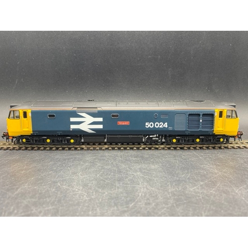 Hornby R3263 Class 50 50024 "Vanguard" in BR Large Logo blue - Tested ...