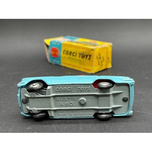 Four boxed Corgi vehicles (450g) Corgi 236 Motor School Car Austin A60 ...
