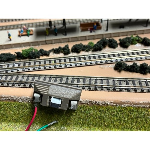 N gauge layout constructed on the Noch preformed 'Baden-Baden' model ...