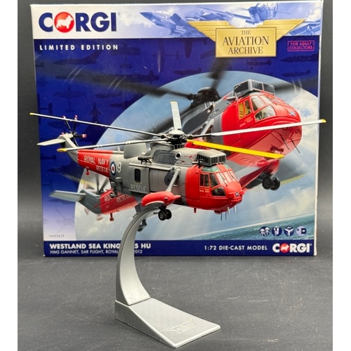 4 Corgi Aviation Archive Helicopters (Scale 1:72) (3950g) Includes ...