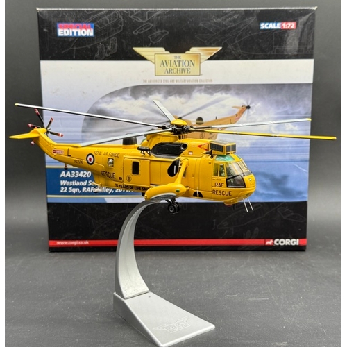 4 Corgi Aviation Archive Helicopters (Scale 1:72) (3950g) Includes ...