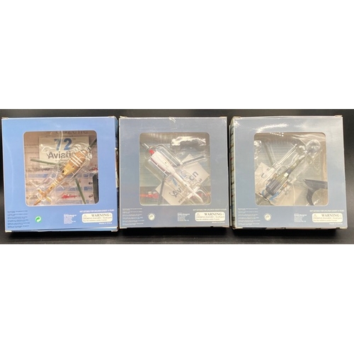12 72 Aviation Die-Cast Metal Helicopters, 10 boxed (2450g) Models have ...