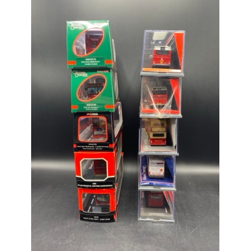 10 Corgi Original Omnibus Company Set Includes: 43106 42909 45108 43302 ...