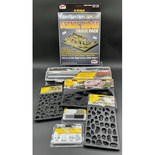 As New Woodland Scenics items, including N gauge Atlas Track Pack, HO ...