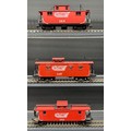 3 HO Brass Caboose models expertly painted in fictitious Copper Belt ...