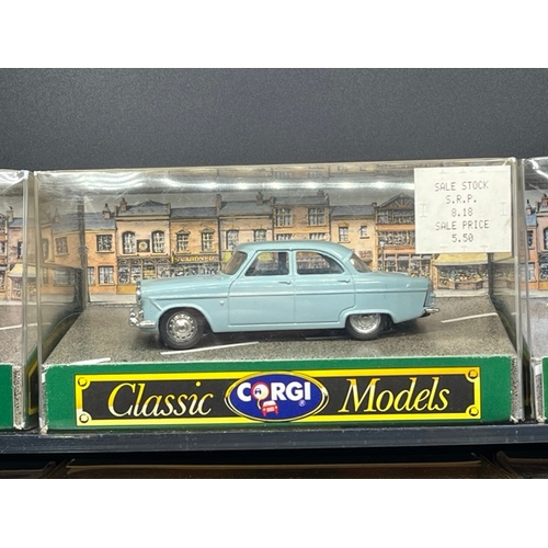 16 Classic Corgi Models appearing undisturbed from packaging, six ...