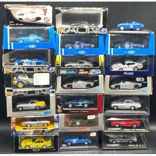 21 1:43 Scale Race Cars (3500g) Includes:- 3 Solido 3 Gordini 4 Max ...