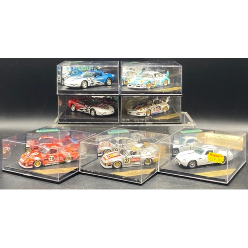 17 1:43 Scale Race Cars, as shown (3500g) Includes:- 13 Vitesses and 4 Skid