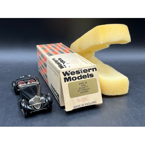 2 Western Models Bugatti models in boxes with packaging (450g) WMS 16X 1935 Bugatti T46 5.3 litre Ro