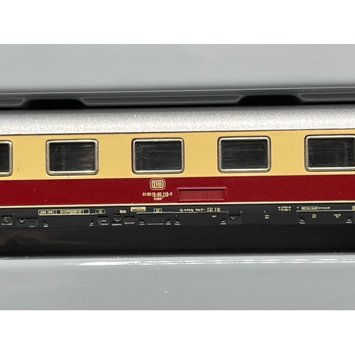Marklin 87285 Z gauge - Rheingold 3 Car Set #2 Trans Europ Express ...