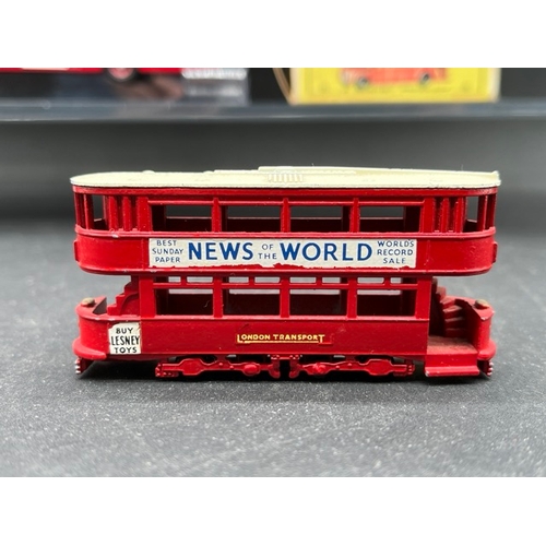 14 Buses and Trams, along with Vanguards Austin A40 van (2600g ...
