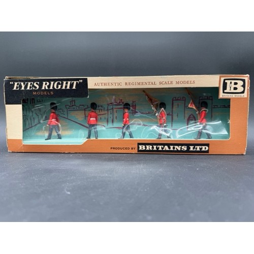 Two Boxed Britains Regimental Sets - 7244 & 7226. (500g) "Eyes Right ...