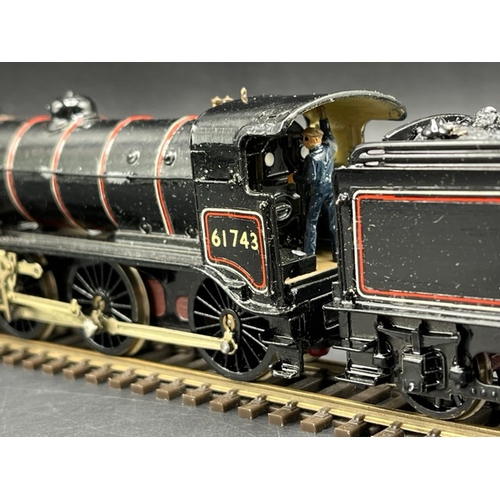 Metal Kit-built OO LNER K2 2-6-0 #61743 Early Crest Gloss Black livery ...
