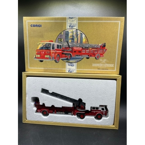 5 Corgi Fire Trucks in boxes appearing undisturbed from original ...