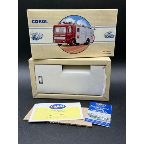 5 Corgi Fire Trucks in boxes appearing undisturbed from original ...