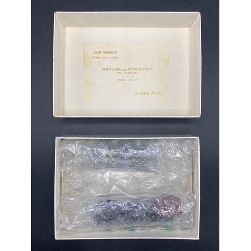 Brass Locomotive - Gem Models EH-108 Maryland and Pennsylvania 4-6-0 ...