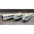 HO Lima Italy State Railway FS ETR 401 3-Car EMU in Silver/Blue livery ...