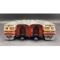 HO scale 4-car Russian DMU (Non-motorised) OPIA-138 in Brown/Grey ...