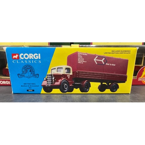 10 Corgi British Railways themed vehicles of various scale - models ...