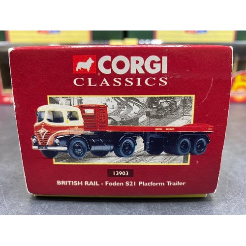 10 Corgi British Railways themed vehicles of various scale - models ...