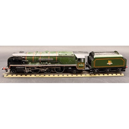 3-Rail Dublo EDL12 4-6-2 Duchess of Sutherland 46233 Early Crest Green ...