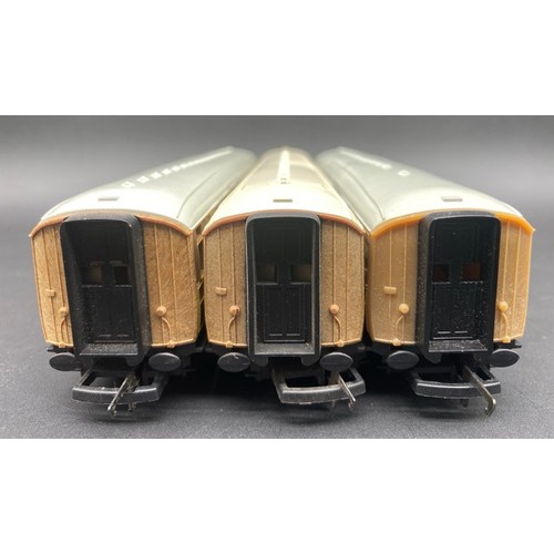 Three OO Hornby LNER Teak Coaches - Dust Free and Ready-to-Roll Hornby ...