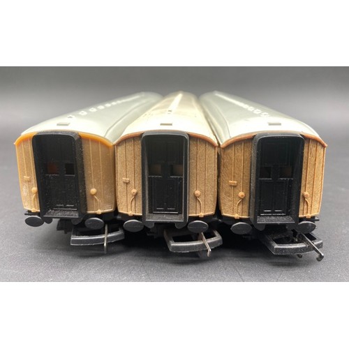Three OO Hornby LNER Teak Coaches - Dust Free and Ready-to-Roll Hornby ...
