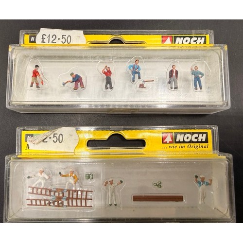N gauge Scenic accessories, most notably Noch 36062 Lumberjacks and ...