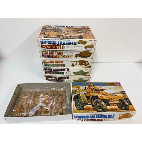 29 1:72 Scale unbuilt Military Vehicle & Figure Kits from Airfix ...