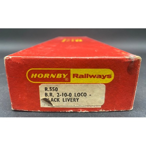 Hornby R550 Class 9F 2-10-0 92166 in BR black with early emblem ...