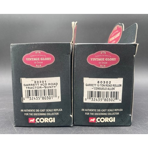 Two 1:50 Vintage Glory of Steam models 80301 GARRETT 4CD ROAD TRACTOR ...